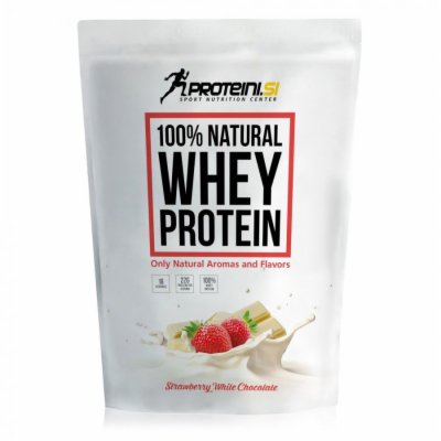 PROTEIN WHEY JAGODA I BELA COKOLADA 500G PROTEINI.