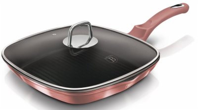 GRILL TIGANJ SA POKLOPCEM 28CM I-ROSE EDITION