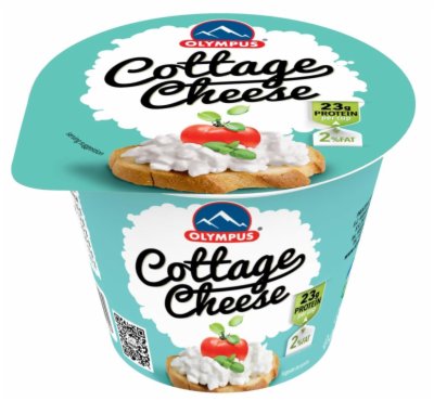 KREM SIR COTTAGE CHEESE LIGHT 2%MM OLYMPUS 180G